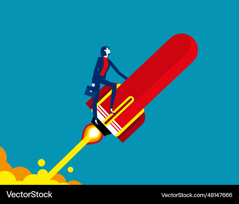 Starting business start up Royalty Free Vector Image