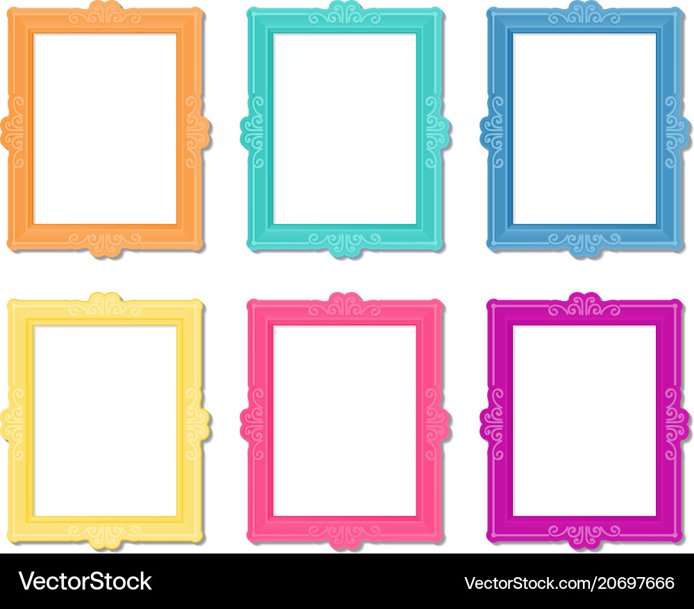 Template frame Royalty Free Vector Image - VectorStock