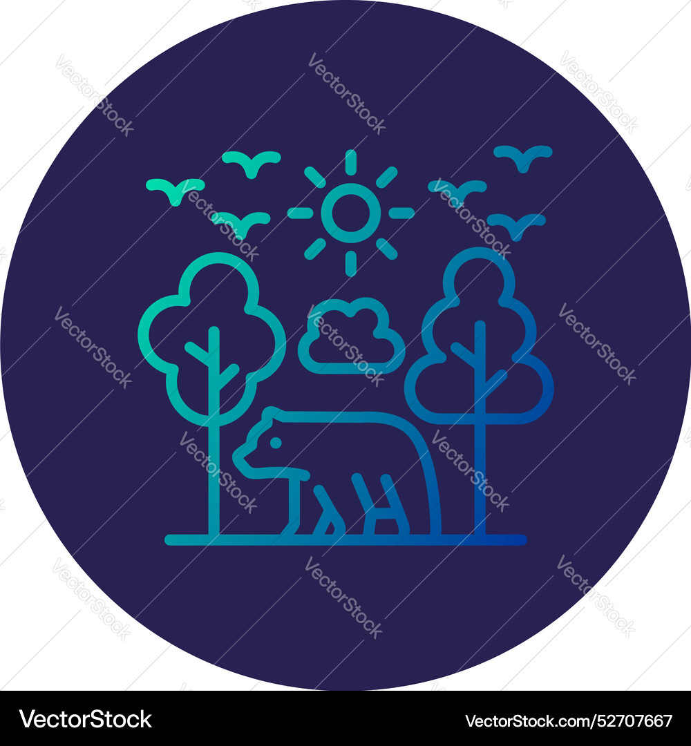 Habitat icon Royalty Free Vector Image - VectorStock