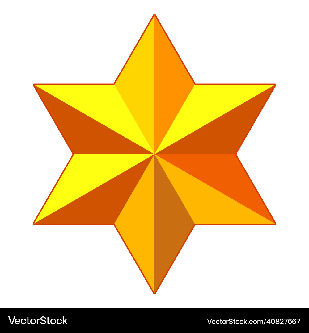 6 Sided Star Vector Images (56)