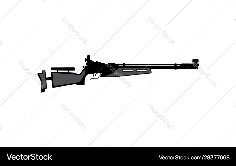Air rifle weapon Royalty Free Vector Image - VectorStock