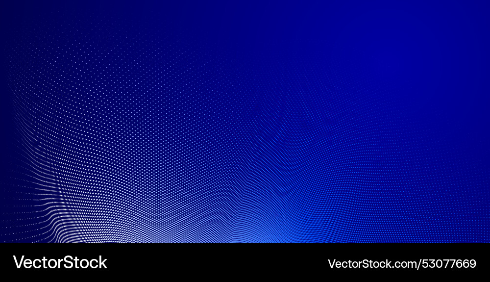 Dotted abstract background dark blue dots Vector Image