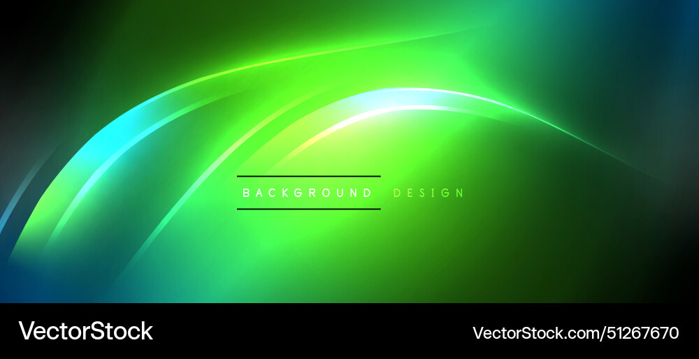 Electric blue wave on dark background resembling Vector Image