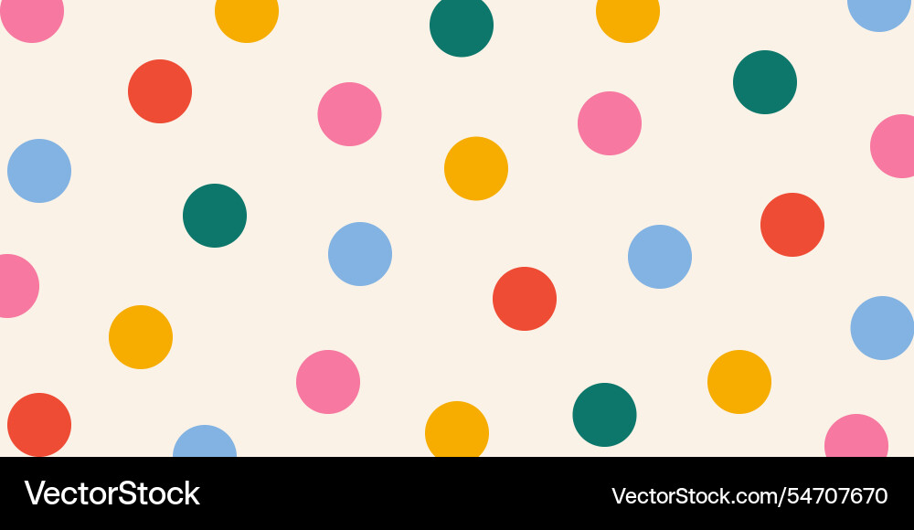 Multi Color Polka Dot Vector Images (over 630)