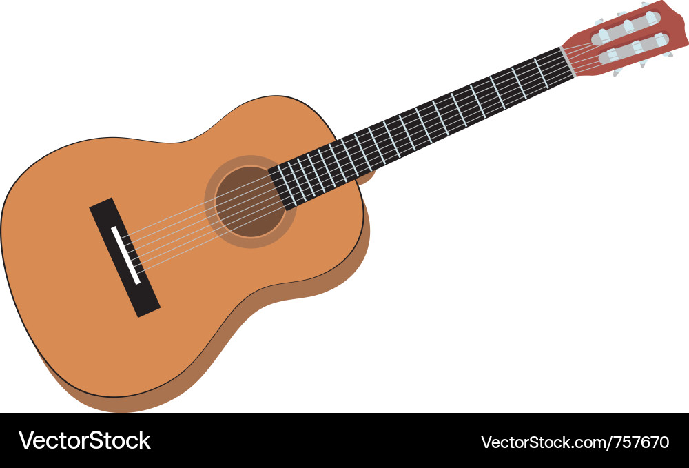 Guitar Royalty Free Vector Image - VectorStock
