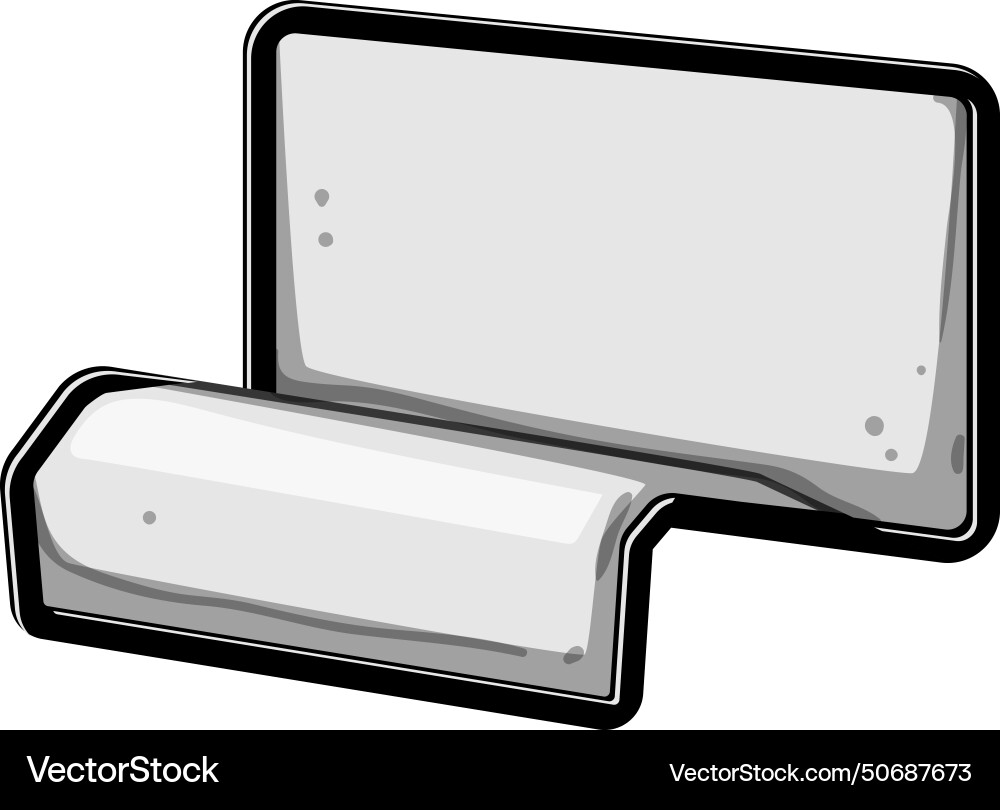 Display business card holder cartoon Royalty Free Vector