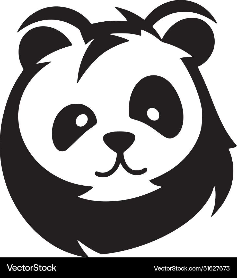 Panda - high quality logo ideal for t-shirt Vector Image