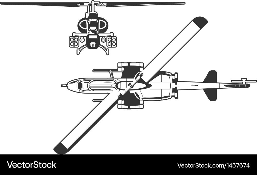 Helicopter Royalty Free Vector Image - VectorStock