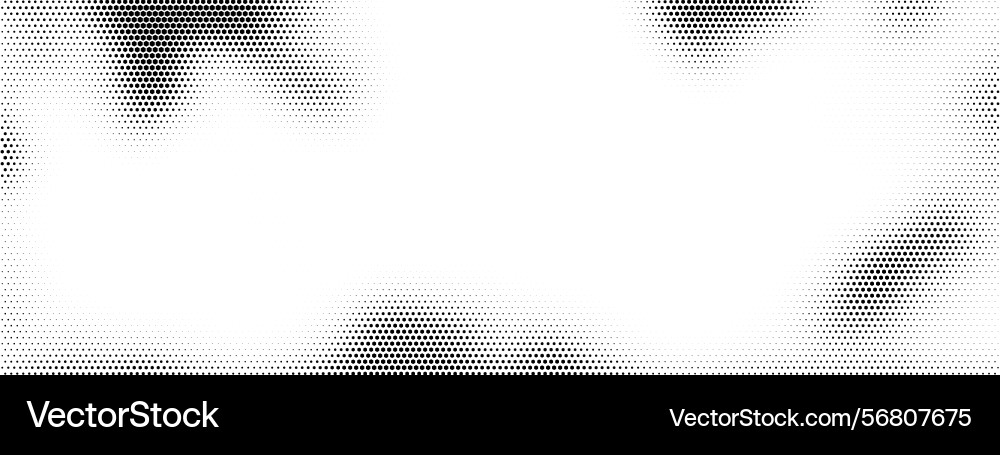 Geometric Hexagon Halftone Pattern Royalty Free Vector Image