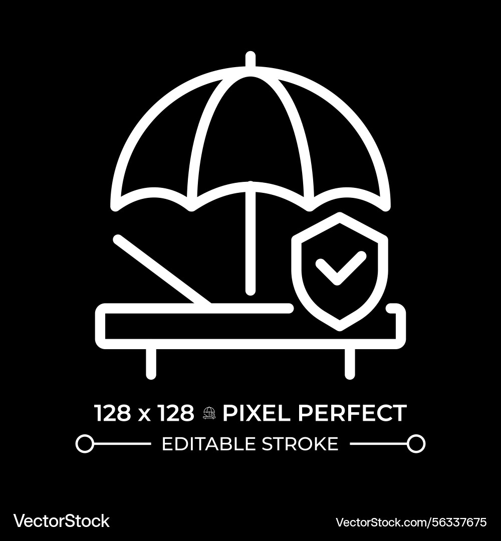 Rest & Leisure Icon - Pixel Perfect Royalty Free Vector