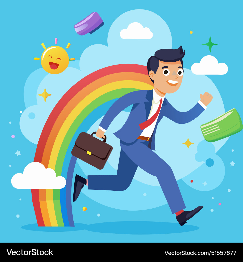 Inspiration to be success imagination Royalty Free Vector