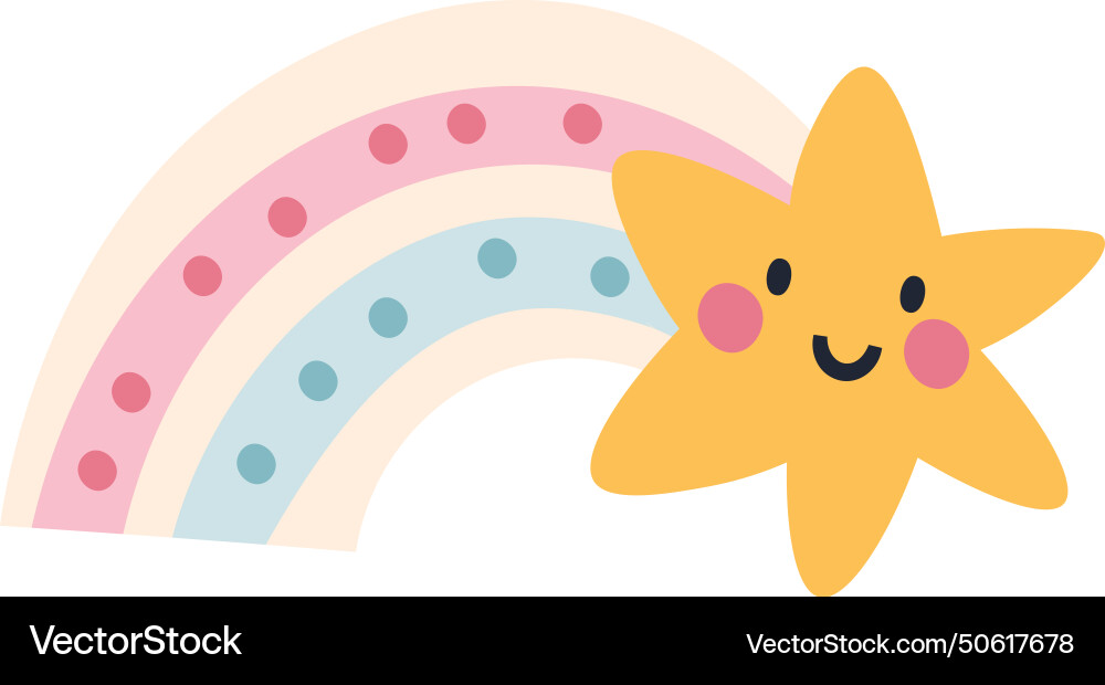 Cartoon flying star Royalty Free Vector Image - VectorStock