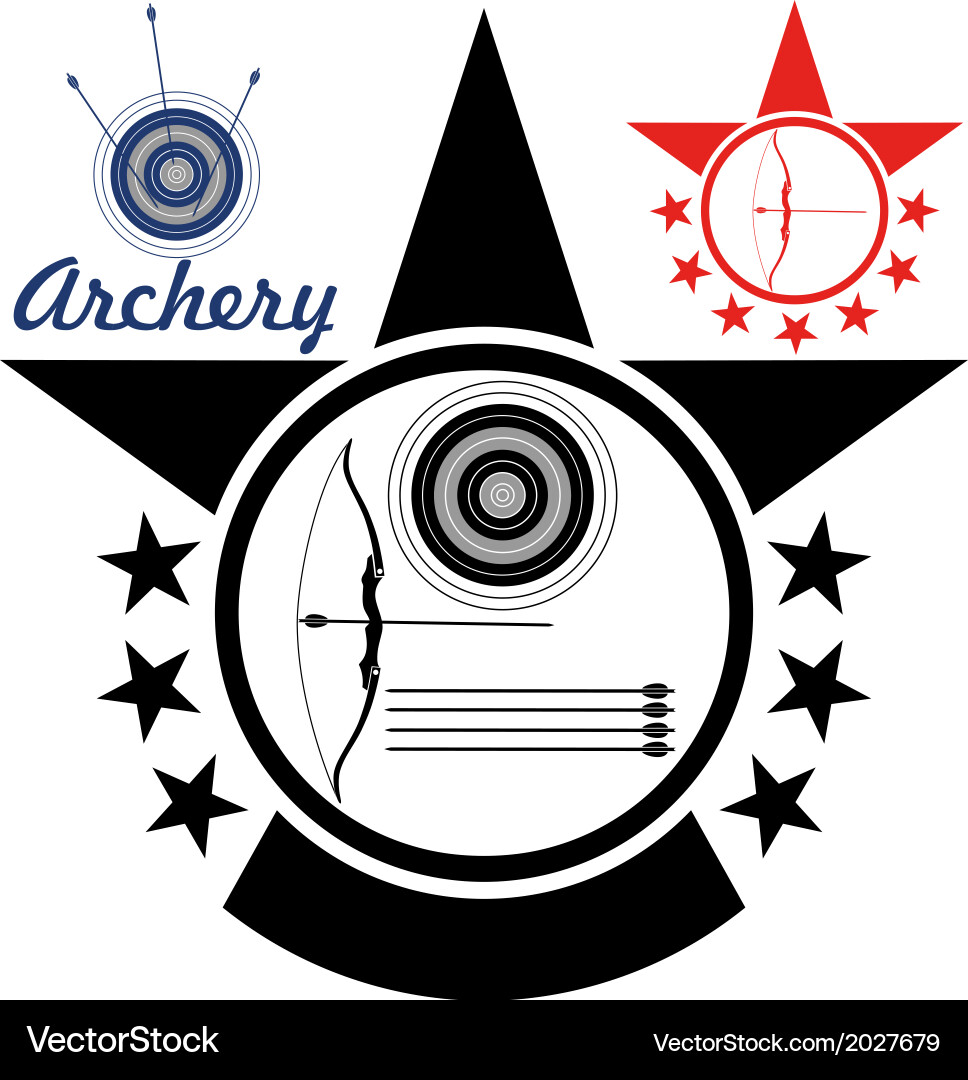 Archery Royalty Free Vector Image - VectorStock