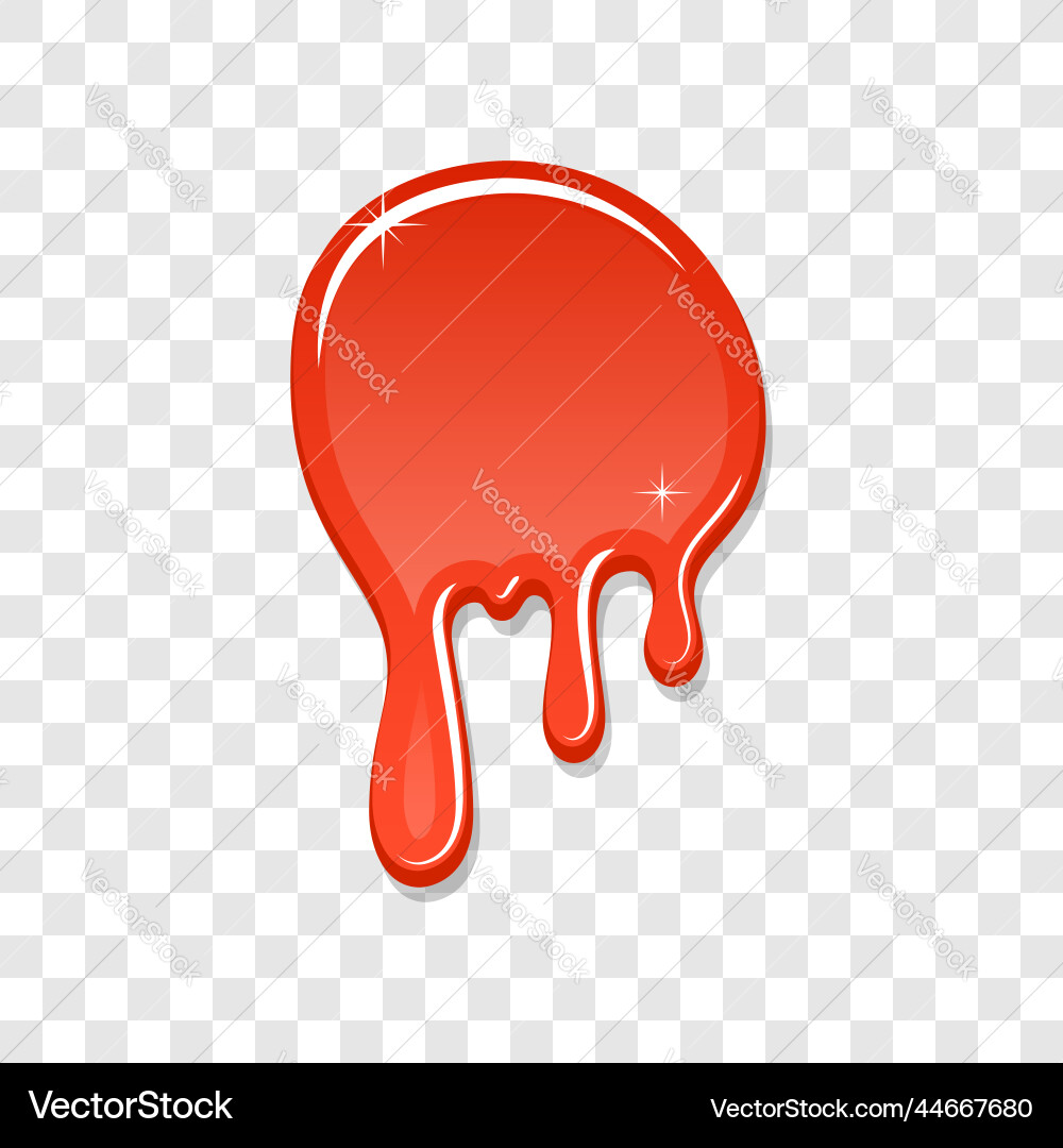 Farbfleck 3d isoliert weiß transparent Lizenzfreier Vektor