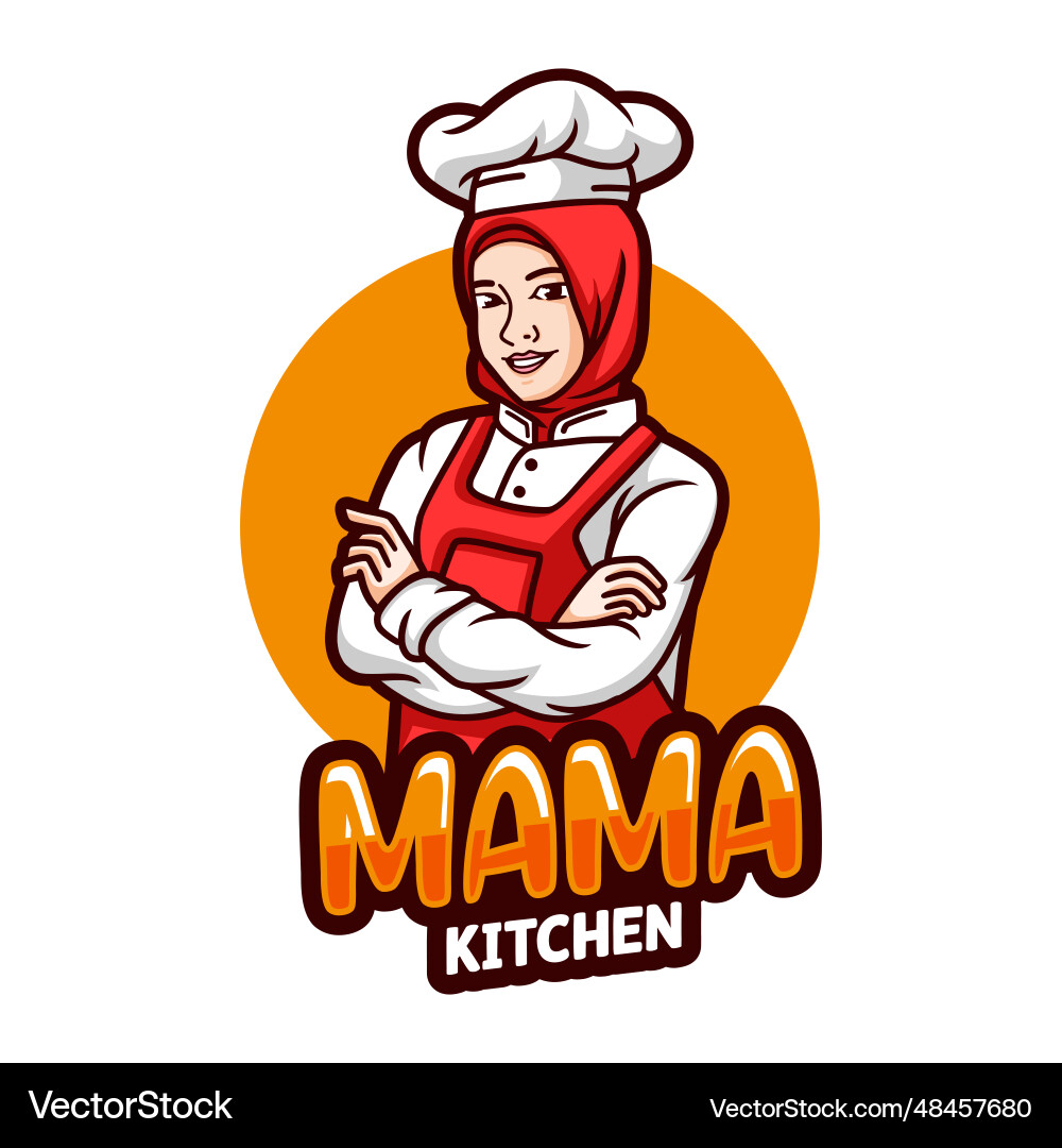 Mama kitchen Royalty Free Vector Image - VectorStock