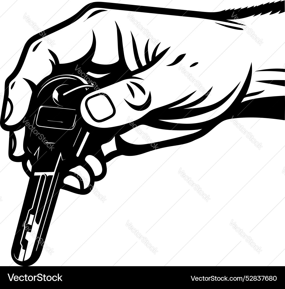 Unlocking success hand and key logo grip Vector Image