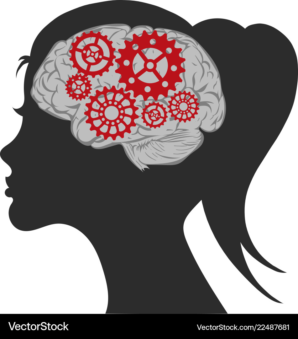 Brain & Gears: Innovation Concept – Royalty-Free Vector | VectorStock