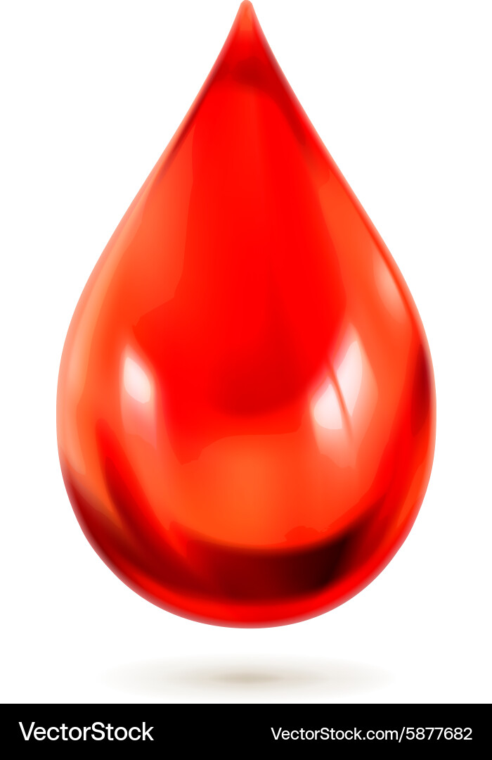Drop of blood icon Royalty Free Vector Image - VectorStock