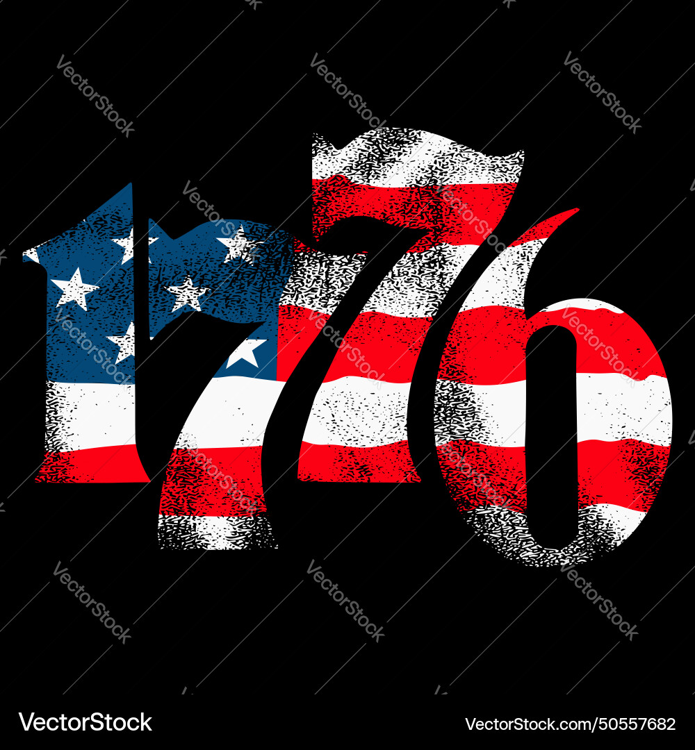 Stars and Stripes 4th of July Royalty Free Vector Image