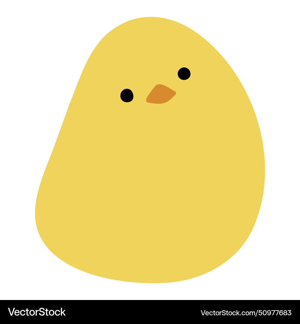 Chick single 8 Royalty Free Vector Image - VectorStock