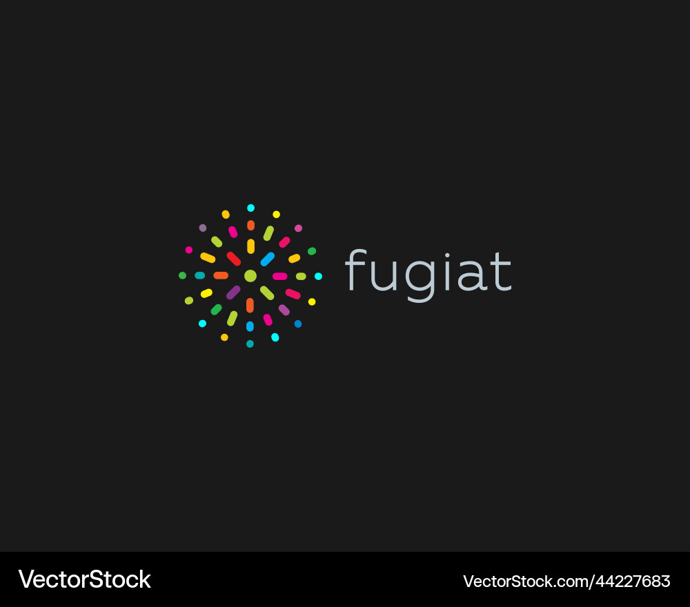 Star explosion logo starburst icon abstract Vector Image