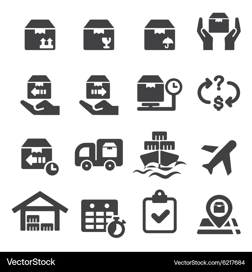 Logistics icon Royalty Free Vector Image - VectorStock