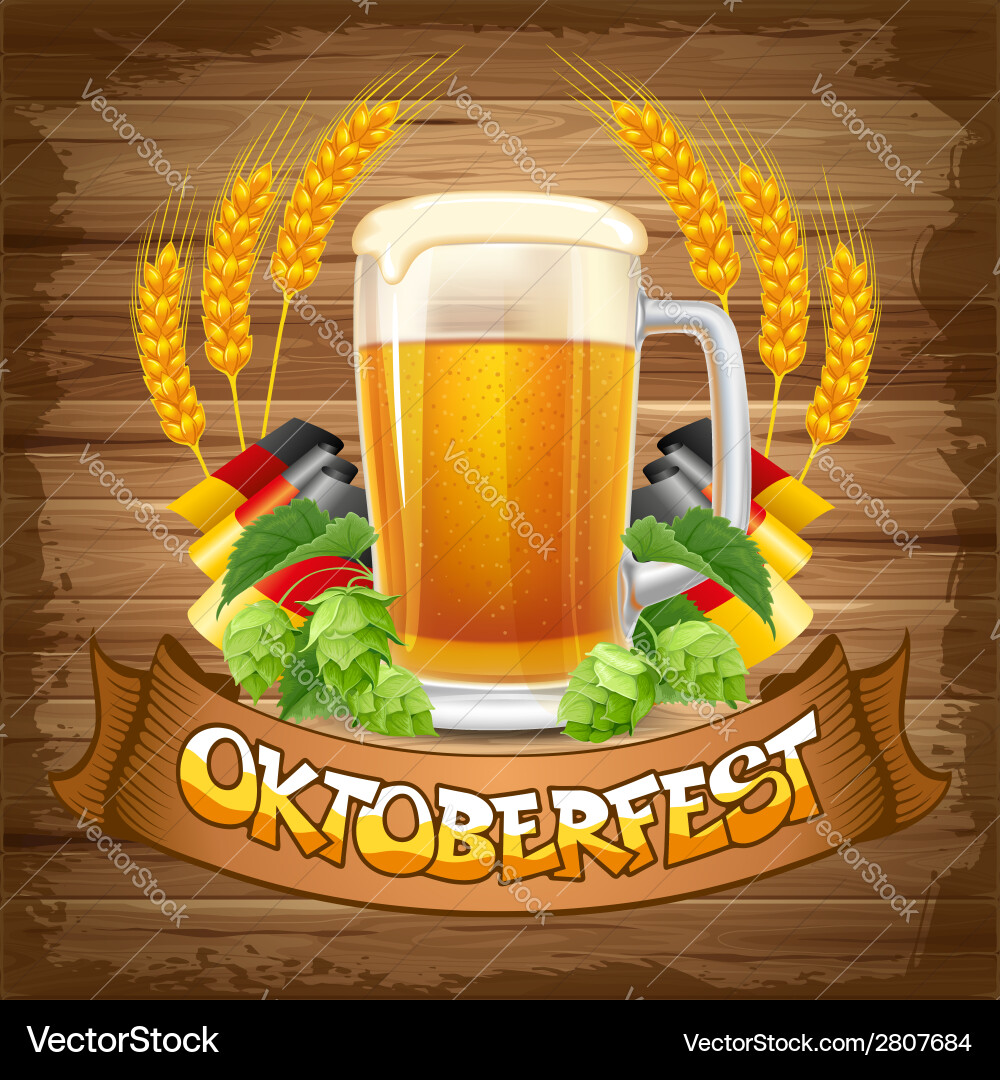 Oktoberfest Royalty Free Vector Image - VectorStock