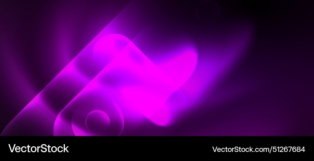 Shiny color neon glowing design Royalty Free Vector Image