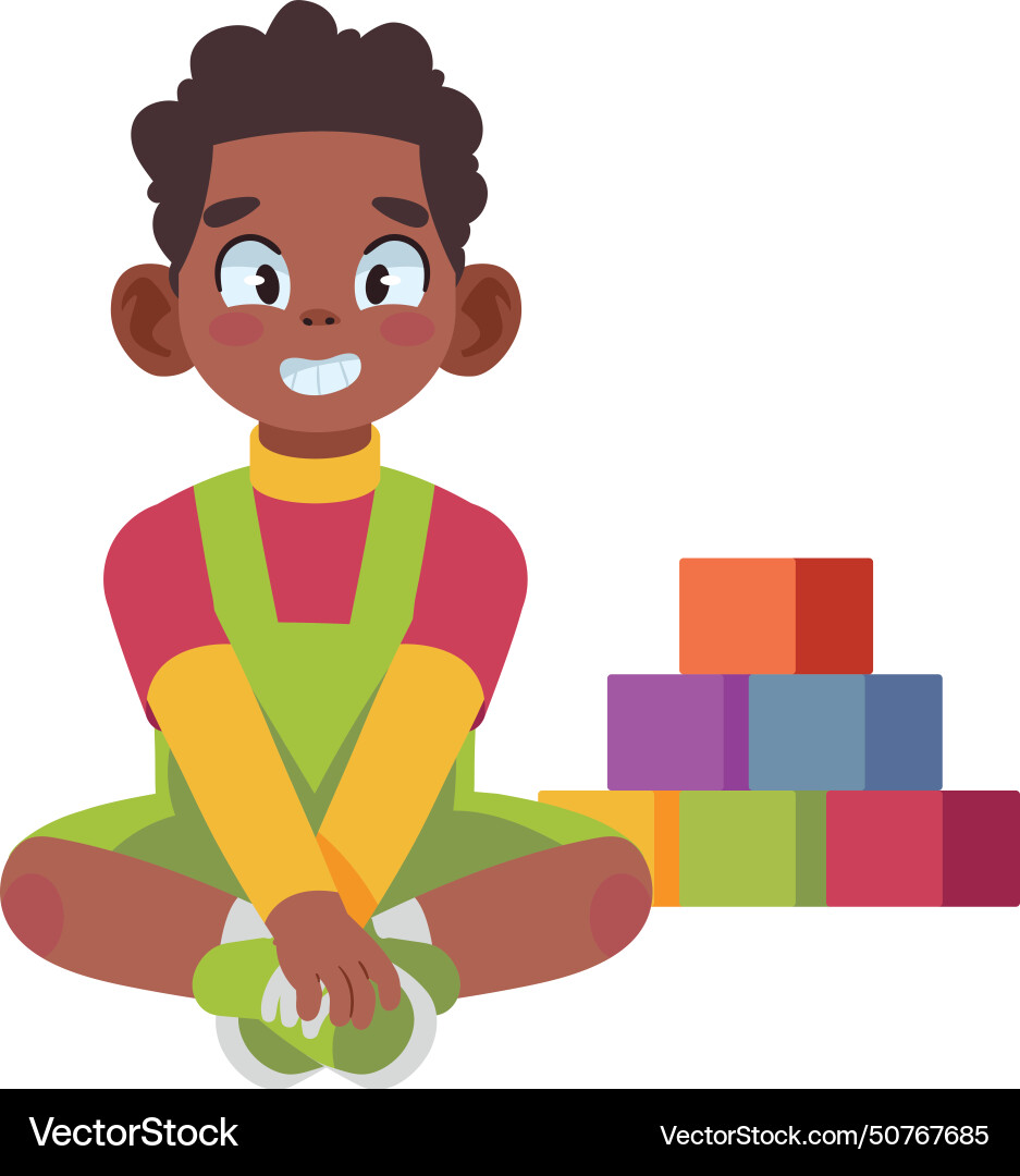 Autism boy cute Royalty Free Vector Image - VectorStock