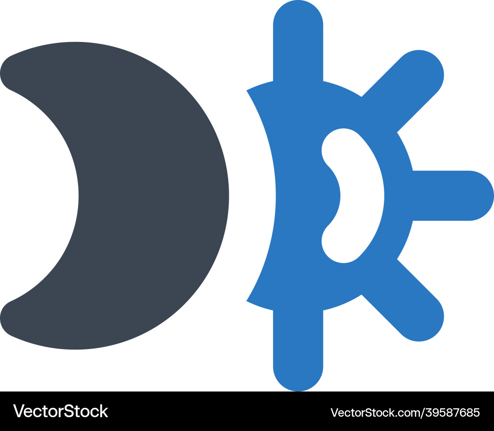 Eclipse icon Royalty Free Vector Image - VectorStock