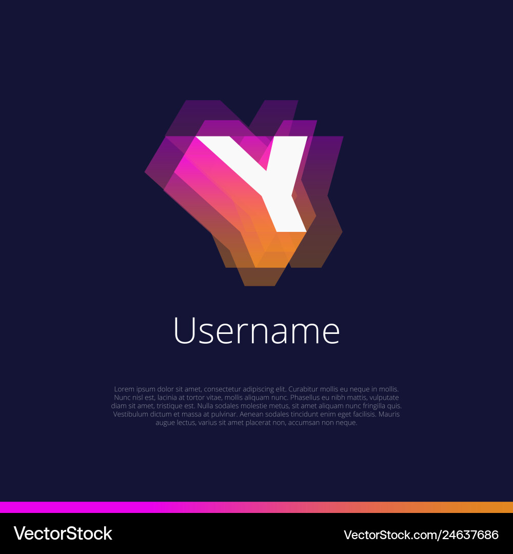 Y-monogram-logo Royalty Free Vector Image - VectorStock