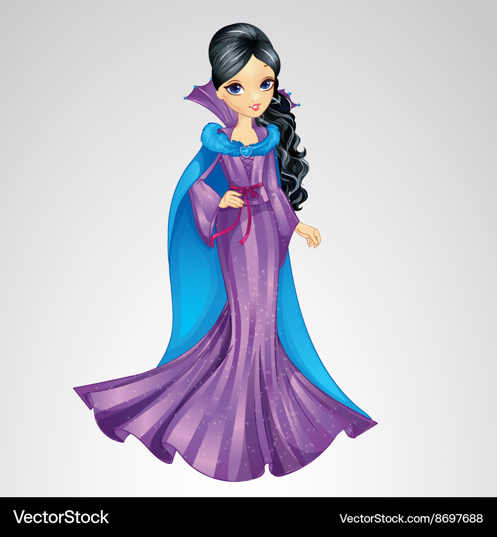 Elegant Snow Queen (8697688) – Royalty-Free Vector | VectorStock
