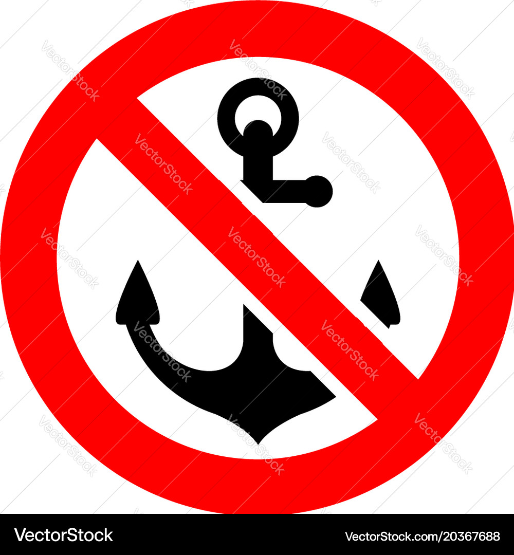 Prohibition red sign Royalty Free Vector Image