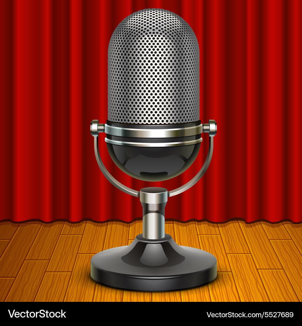 Microphone Royalty Free Vector Image - VectorStock