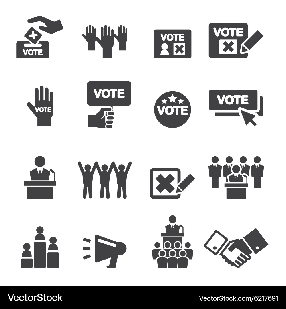 Democracy icon Royalty Free Vector Image - VectorStock