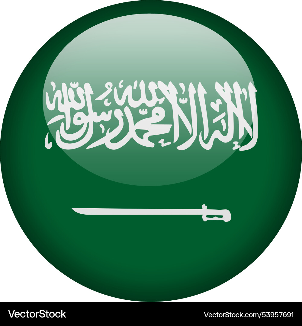 Flag of saudi arabia Royalty Free Vector Image
