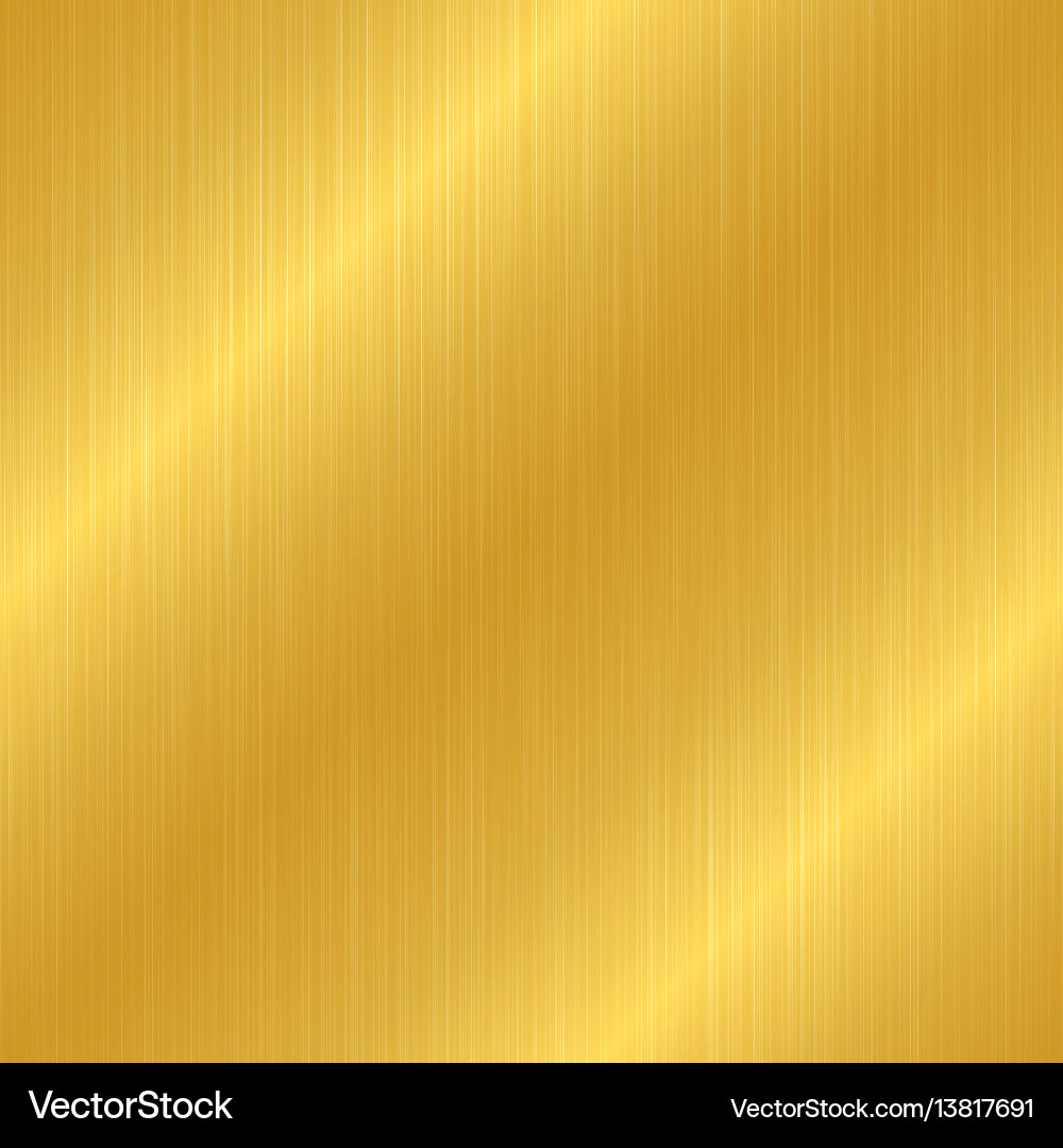 Seamless gold metal texture Royalty Free Vector Image