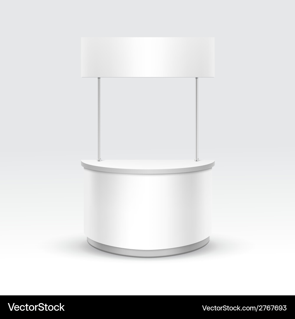 Empty Trade Stand Royalty Free Vector Image - VectorStock