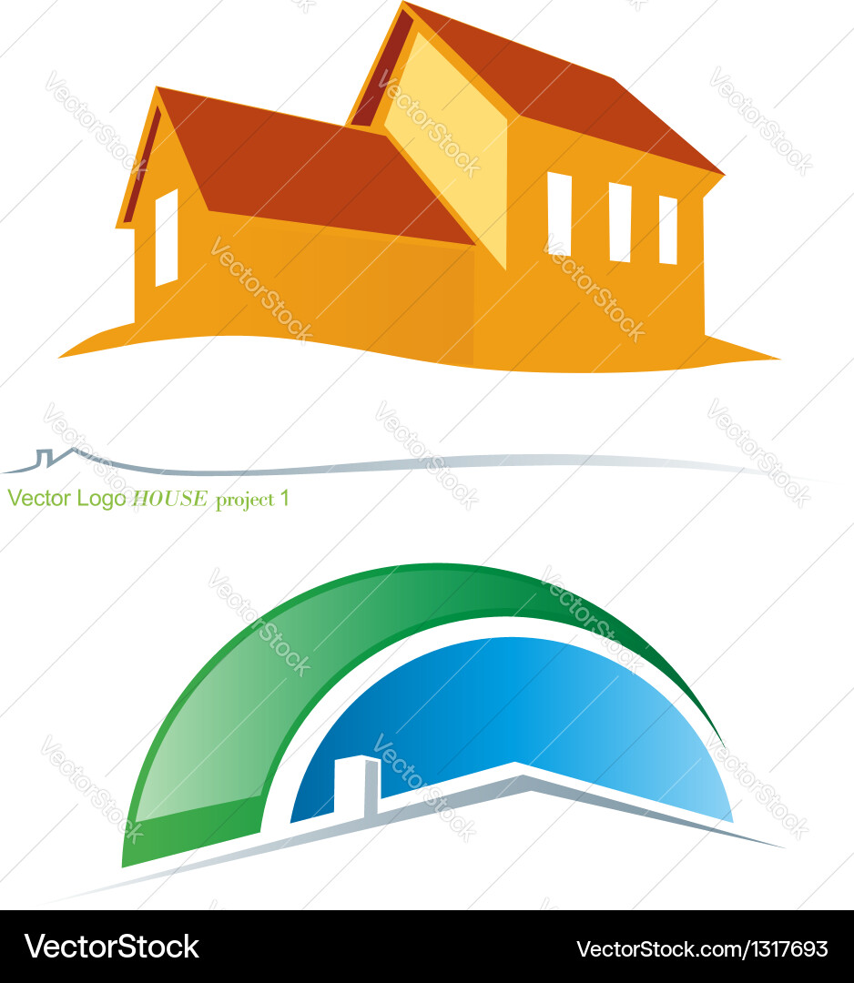 House project Royalty Free Vector Image - VectorStock