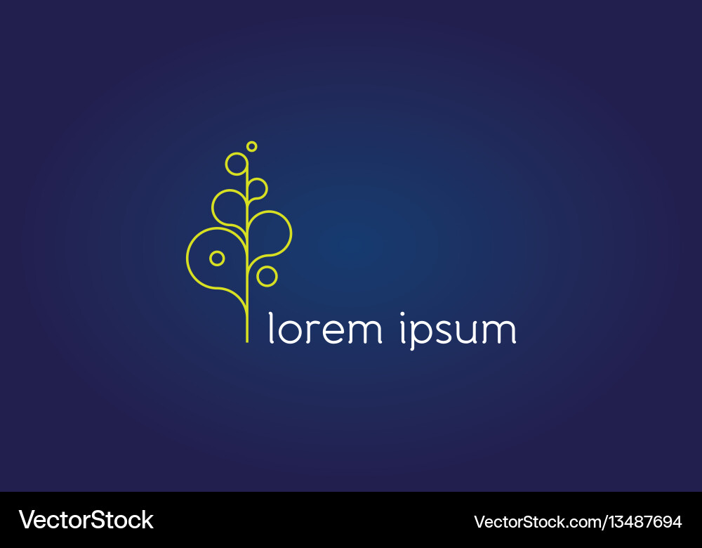 Elegant Flourish Icon Royalty Free Vector Image