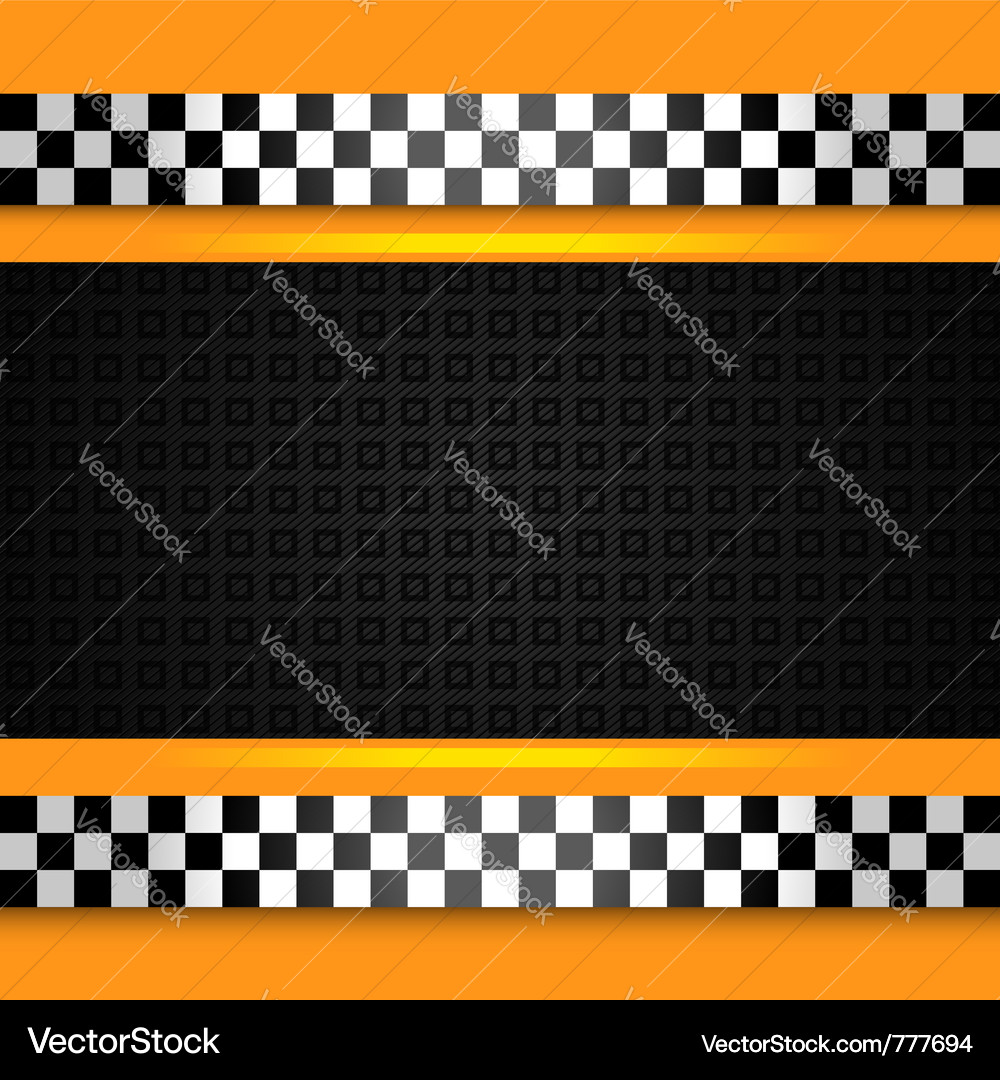 Taxi cab pattern Royalty Free Vector Image - VectorStock