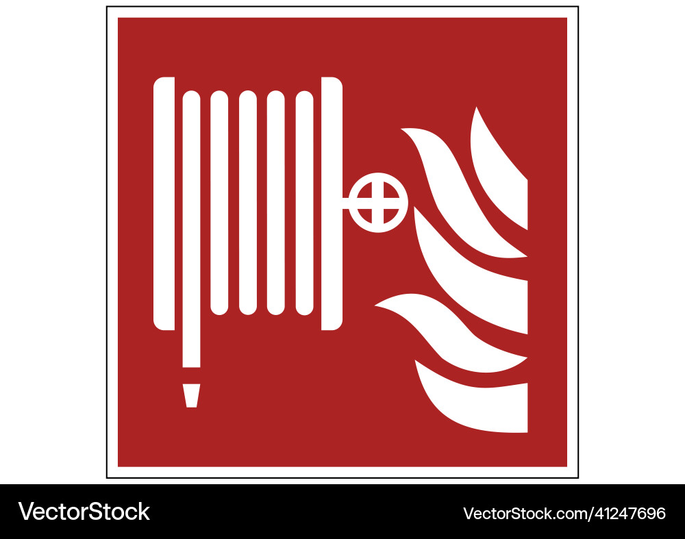 Fire hose Royalty Free Vector Image - VectorStock