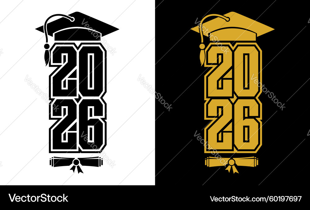 Class of 2026 Graduation Diploma – Royalty-Free Vector | VectorStock