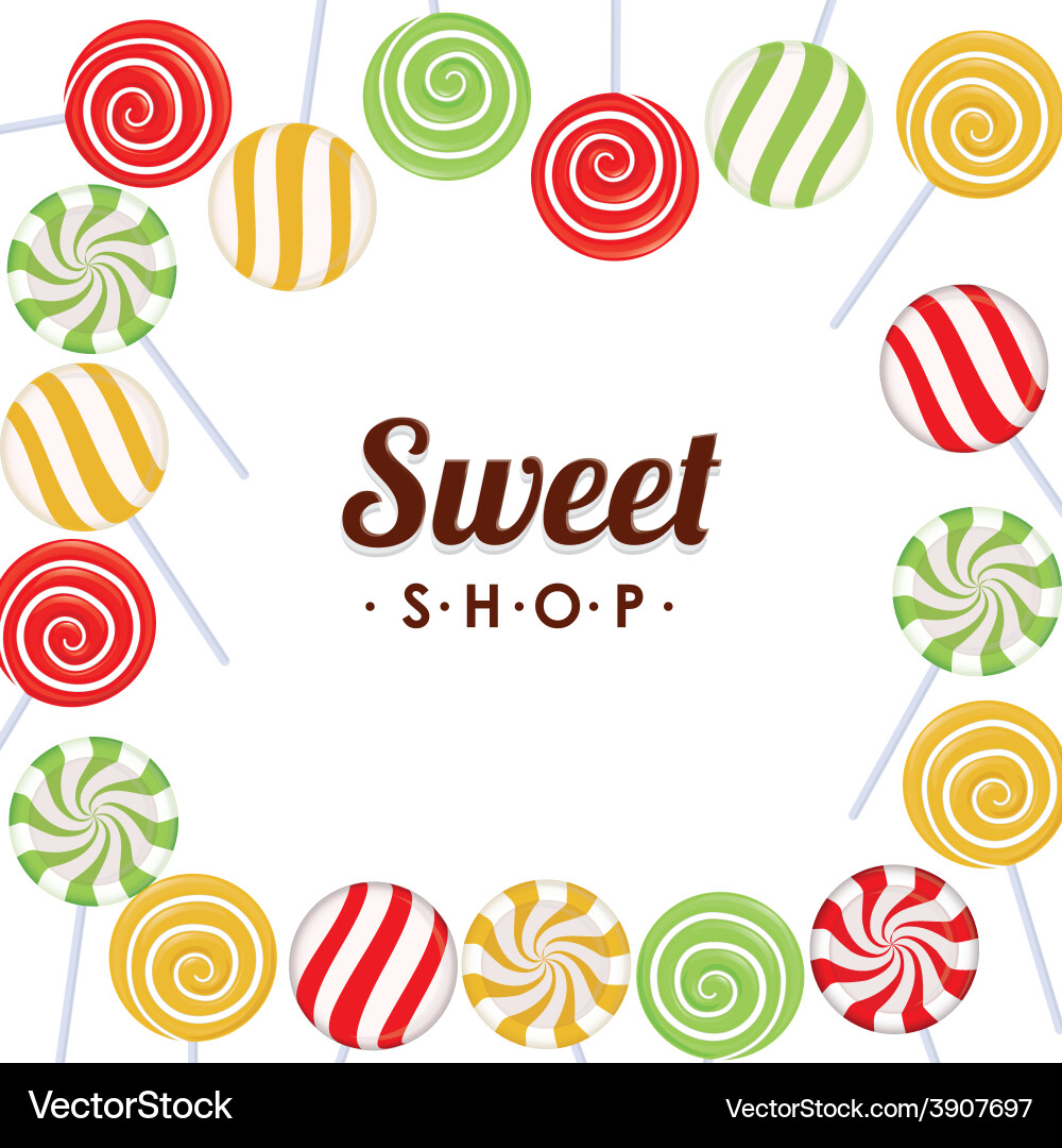 Sweet shop Royalty Free Vector Image - VectorStock