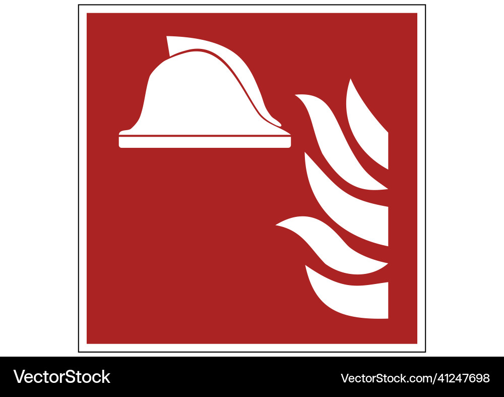 Fire equipment Royalty Free Vector Image - VectorStock