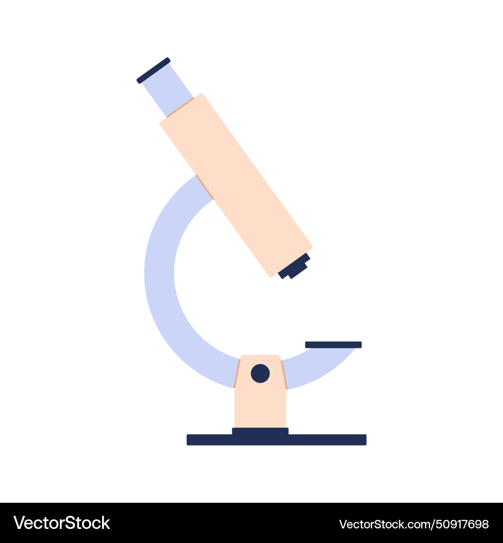 Microscope laboratory hospital equipment Vector Image