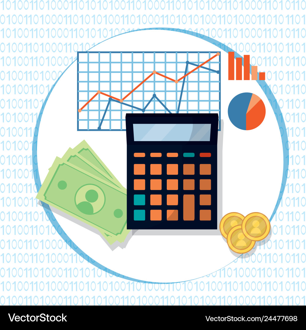 Personal finance cartoon Royalty Free Vector Image