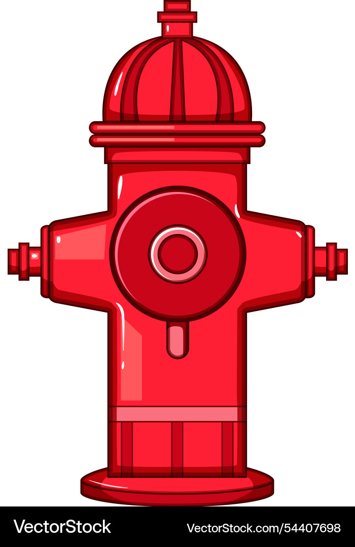 Safety fire hydrant cartoon Royalty Free Vector Image