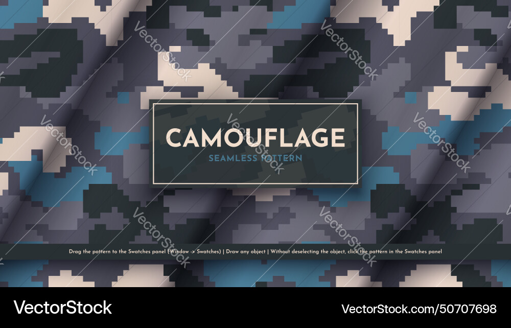 Seamless camouflage pattern war Royalty Free Vector Image