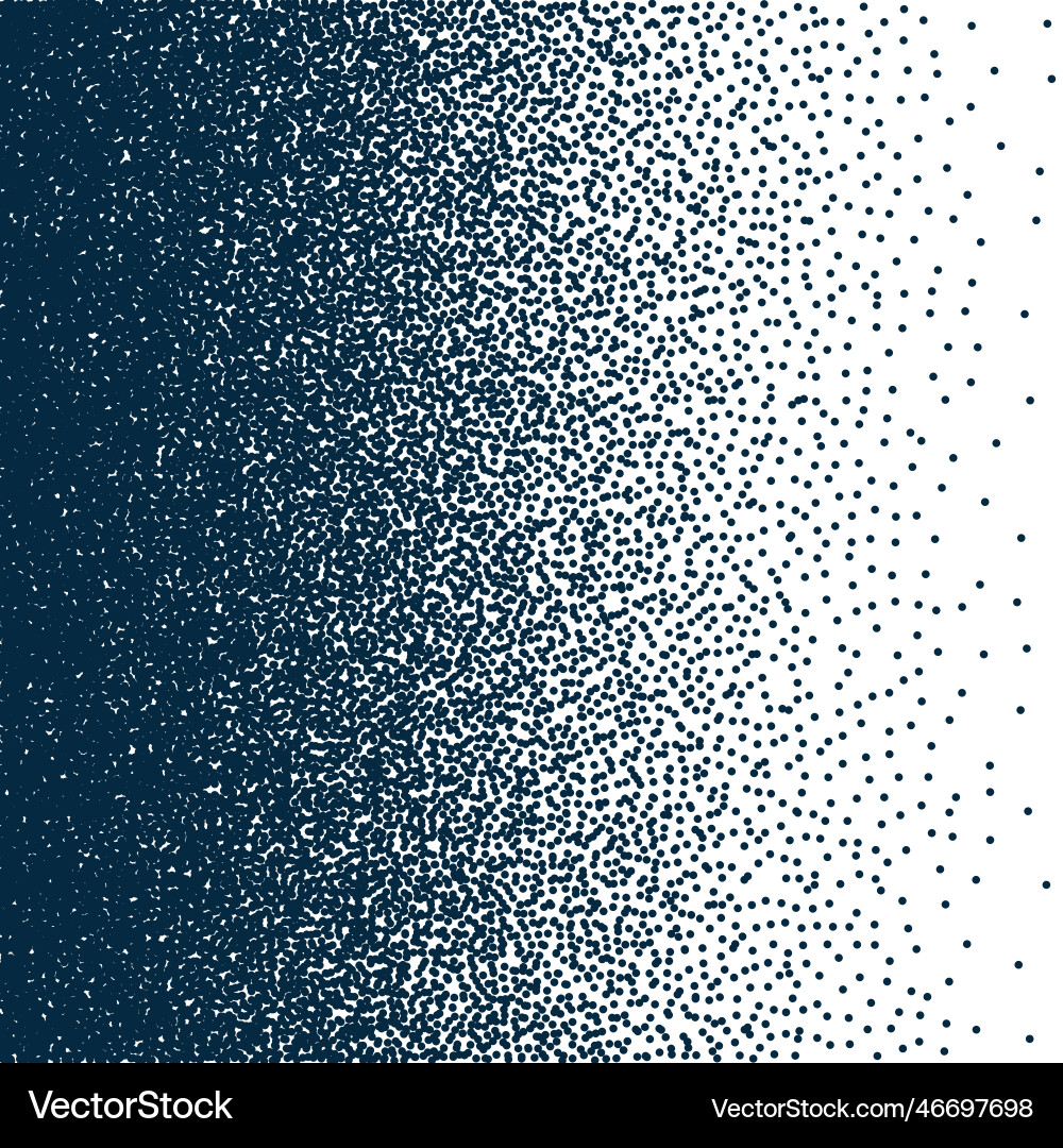 Stipple pattern dotted geometric background Vector Image